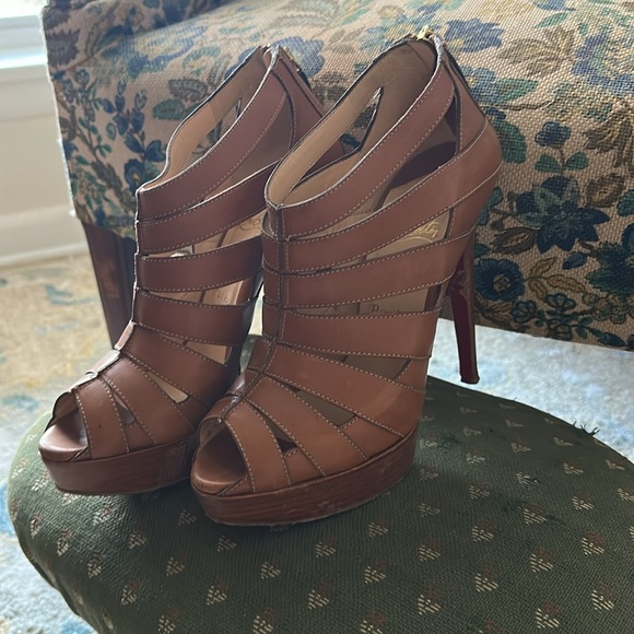 Christian Louboutin | Shoes | Christian Louboutin Pique Cire 4 Caged ...